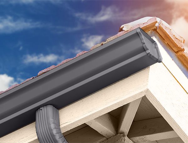 Tuxedo Grey Seamless Gutter Color | Gutter Pros